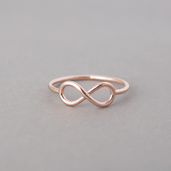 Rose Gold Infinity Ring - Us 6, 6.5, 7.5 on Luulla